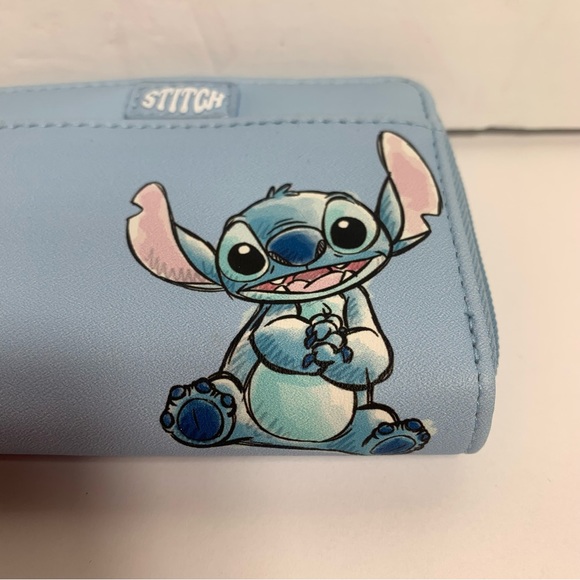 Primark | Bags | Nwt Disney Stitch Zip Around Wallet Approx 425h X 325l ...